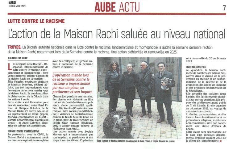 Visite de la DILCRAH – Partenariat avec la Maison Rachi - CDAD Aube (10)